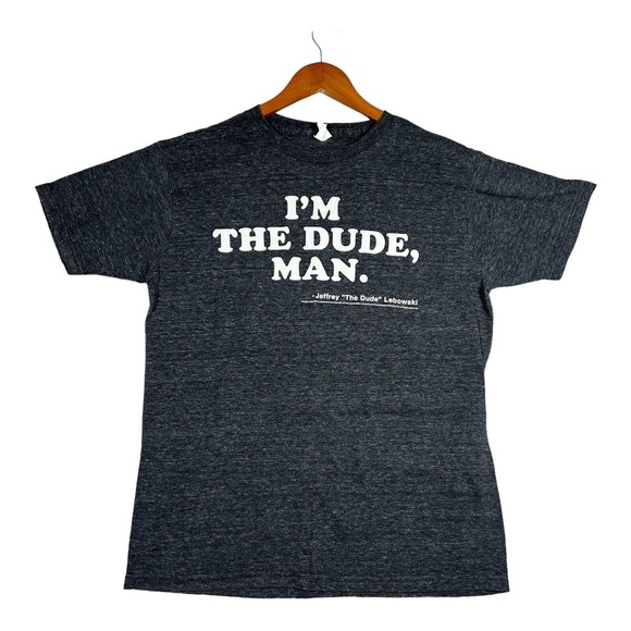 Bay Island | Shirts | The Big Lebowski Im The Dude Man Cult Film Movie Jeff Heather Gray Tshirt ...